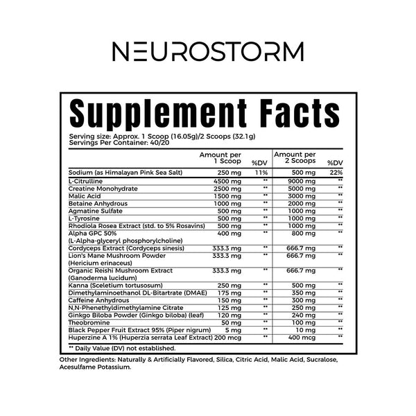 Typhoon - Neurostorm Nutrition